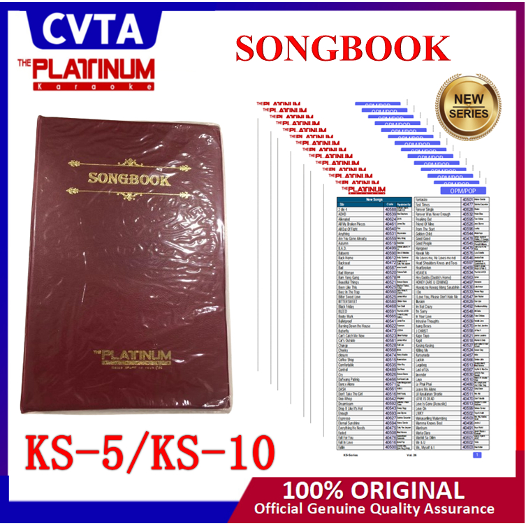 Platinum KS-5 KS-10 songbook | Shopee Philippines