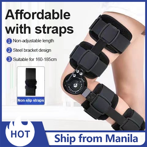 Adjustable knee joint fixation brace knee support leg lower limb ...