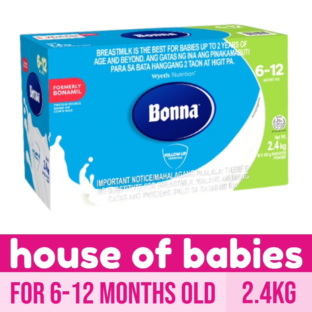 BONNA for 6-12 Months Old 2.4kg Milk Supplement (formerly BONAMIL ...