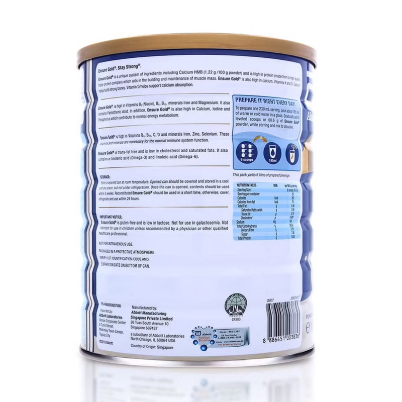 ENSURE GOLD Strength Pro Adult Nutritional Supplement Power Drink ...