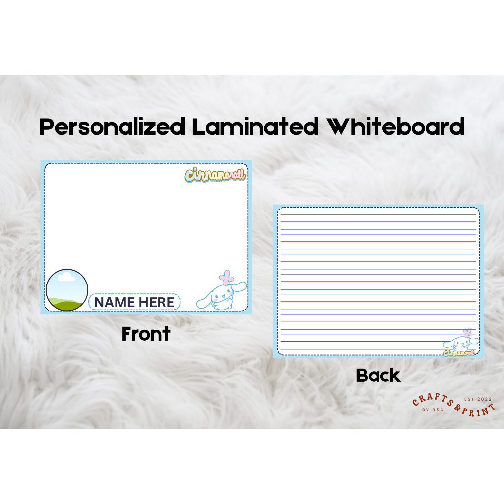 PERSONALIZED LAMINATED WHITEBOARD | Shopee Philippines