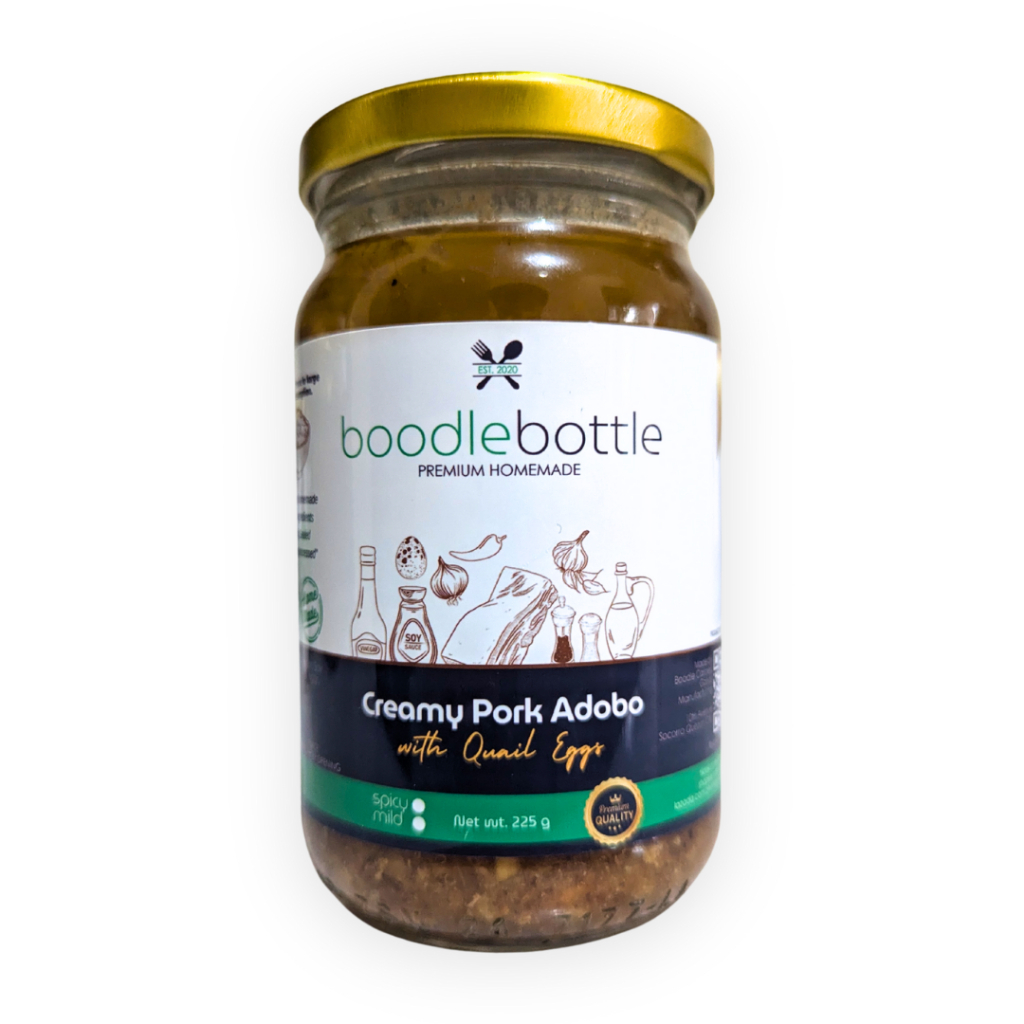 Premium Creamy Adobo with Quail Egg by Boodle Bottle 220G | Shopee ...