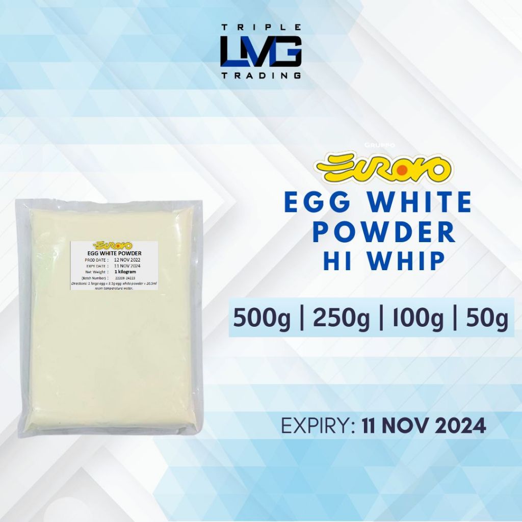 EUROVO EGG WHITE POWDER MADE IN ITALY | Shopee Philippines