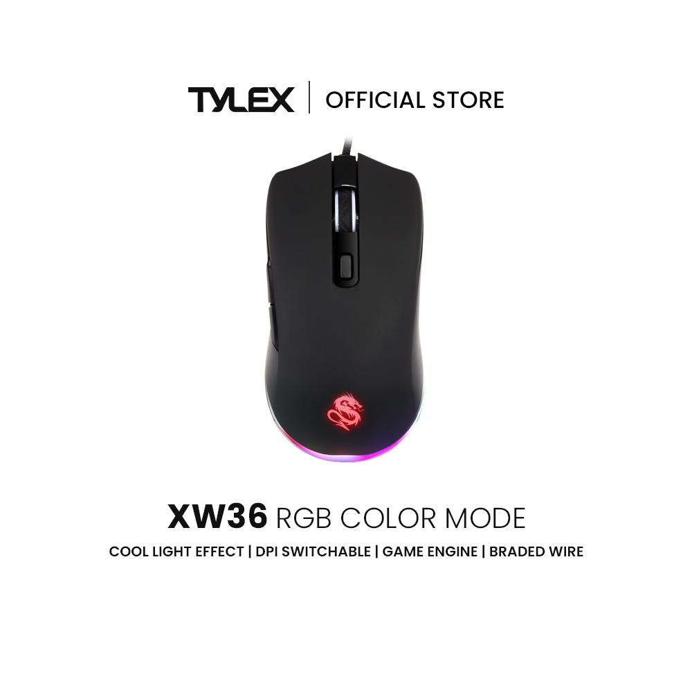 Tylex XW36 RGB 4800DPI Gaming Mouse | Shopee Philippines