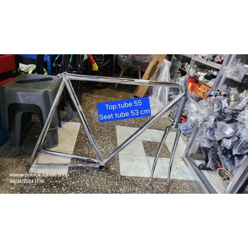 classic wishbone frame for fixie 13,500 SRP frame fork headset seatpin ...