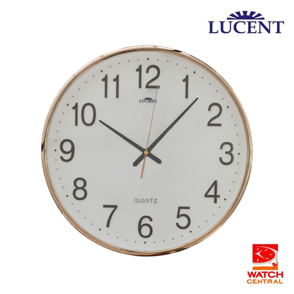 Lucent B5807-121 Wall Clock (Gold) | Shopee Philippines