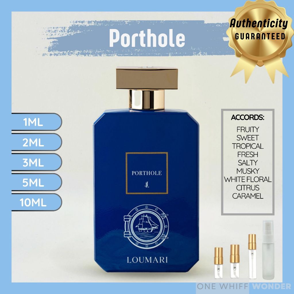 Loumari Porthole (1mL, 2mL, 3mL, 5mL or 10mL) ONE WHIFF WONDER | Shopee ...
