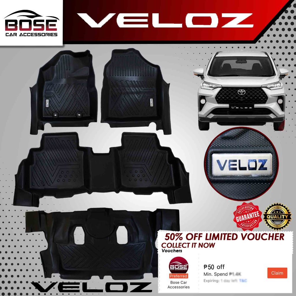TPE Deep Dish Matting for Toyota Veloz 2022 2023 2024 2025 Model Car ...