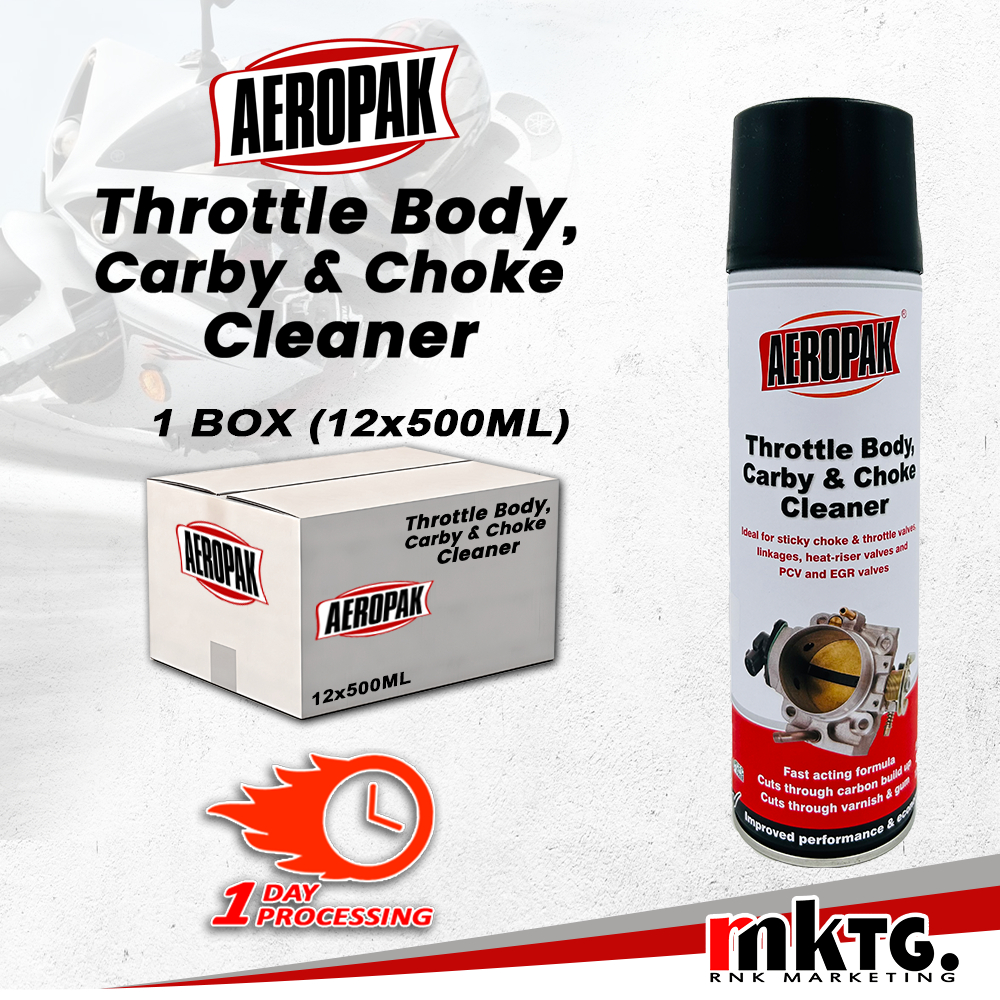 AEROPAK Throttle Body, Carby & Choke Cleaner 500ml | Shopee Philippines