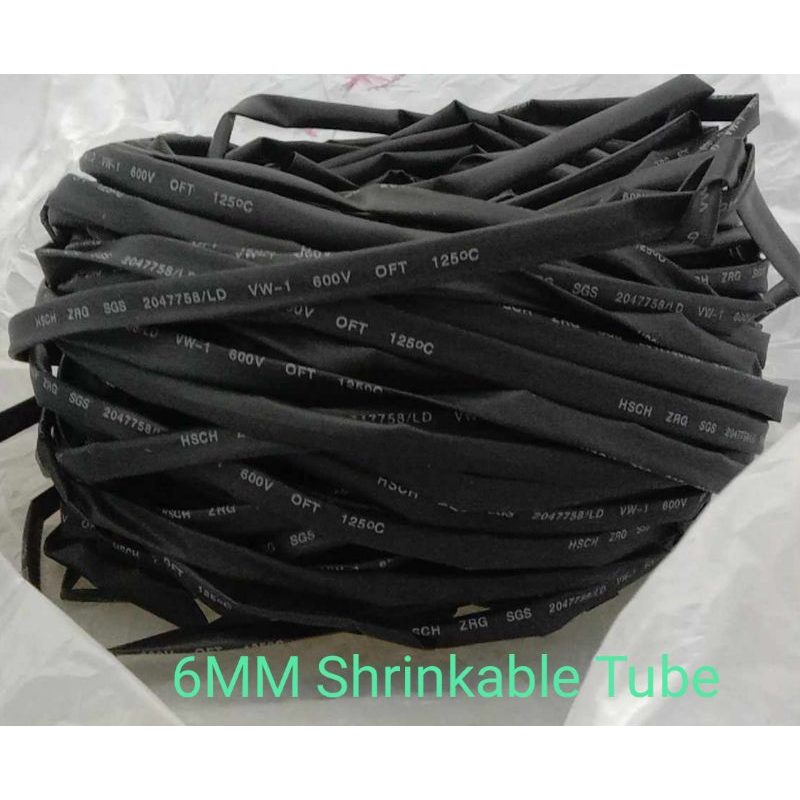 Shrinkable Tube per. 1Meter 5MM & 6MM | Shopee Philippines