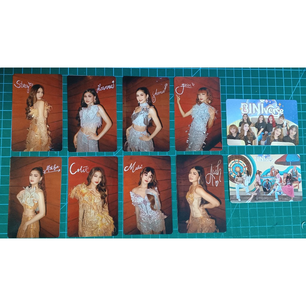 BINI PHOTOCARD 10pcs PER SET - RARE PHOTOCARDS | Shopee Philippines