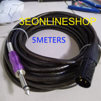 XLR male to PL-55 mono cable HEAVY DUTY CABLE | Shopee Philippines