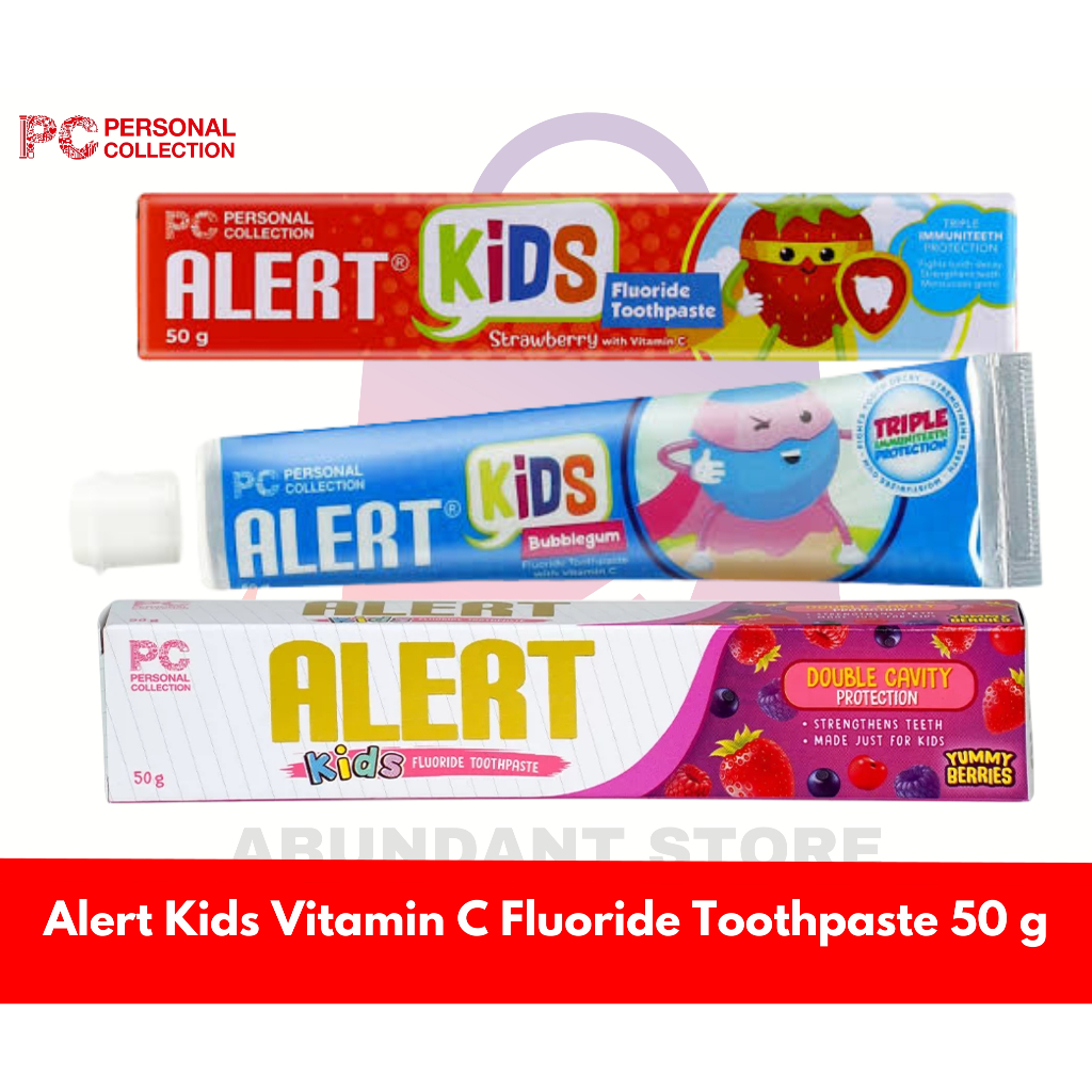 Alert Kids Vitamin C Fluoride Toothpaste 50 g | Shopee Philippines