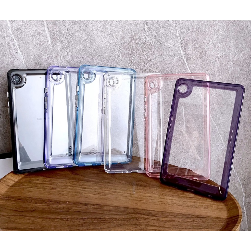 CLEAR ACRYLIC HARD TABLET CASE FOR SAMSUNG T220 T225 TAB A7 LITE T290 ...