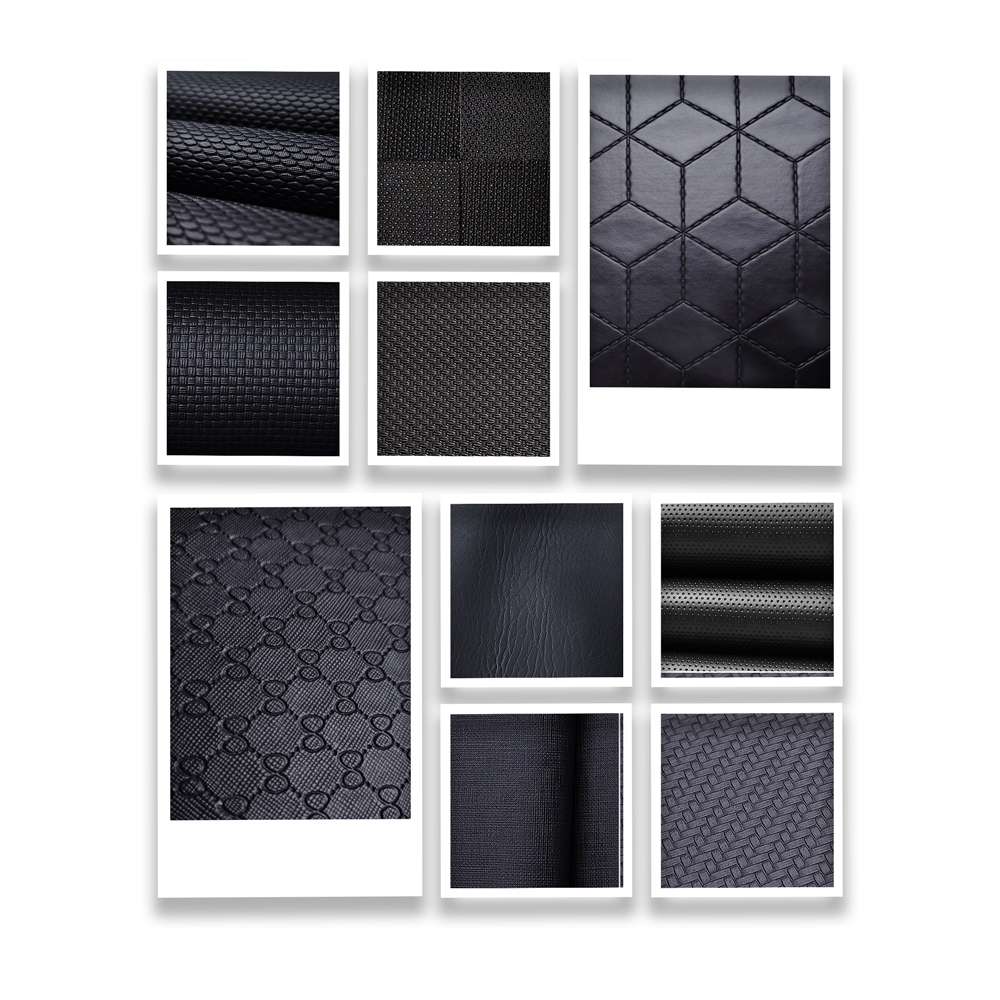 VIP Leather Seat Cover Yayamanin Looks Various Design Black Small 90 x ...