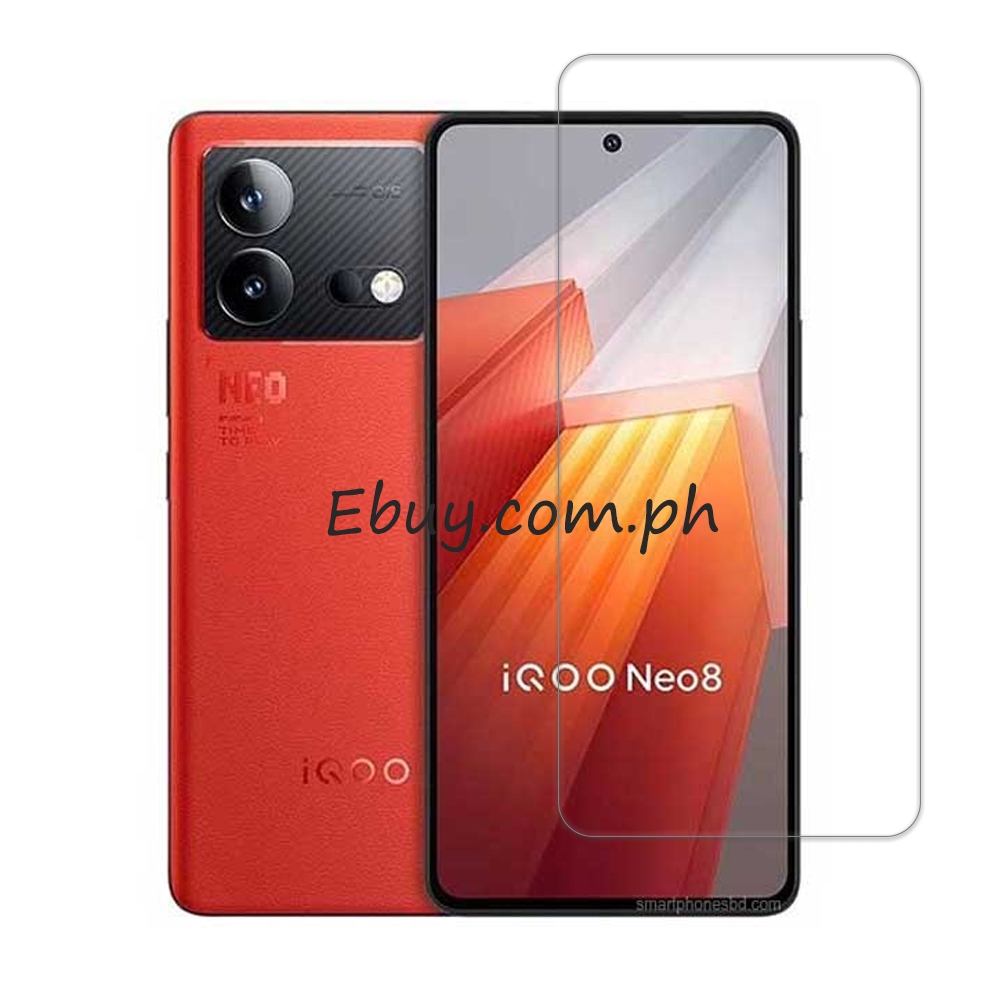 EBUY Vivo iQOO Neo 8 5G Tempered Glass Screen Protector (No Punch Hole ...