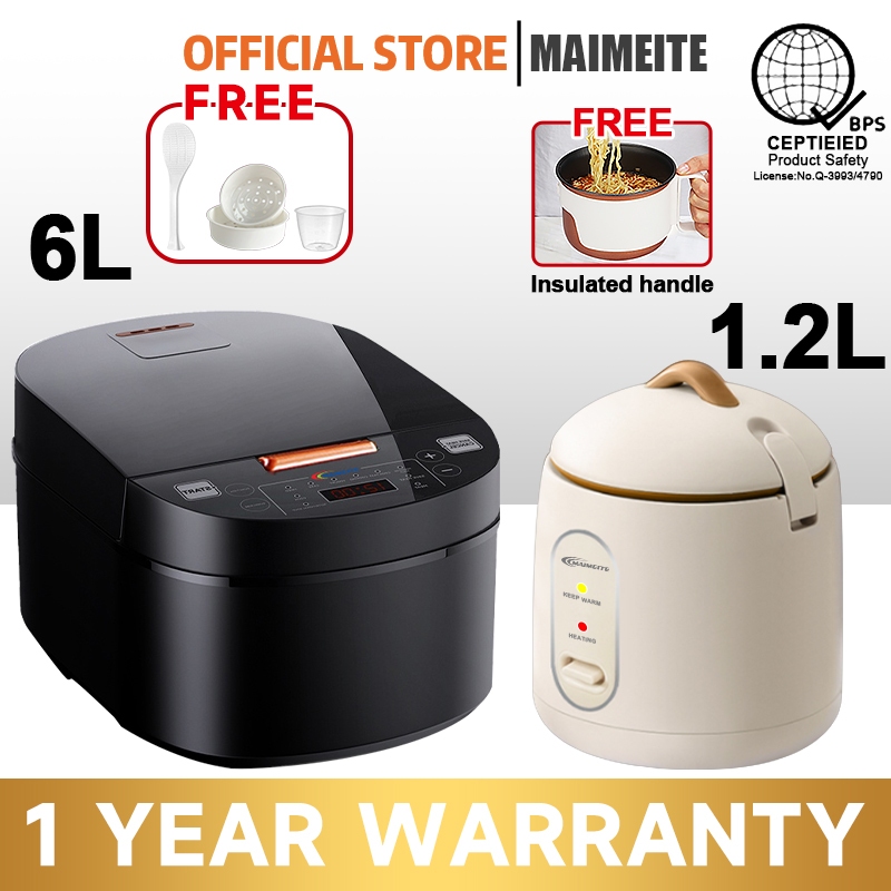 Maimeite Electric Rice Cooker 6L Multifunctional Electric Cooker Home ...