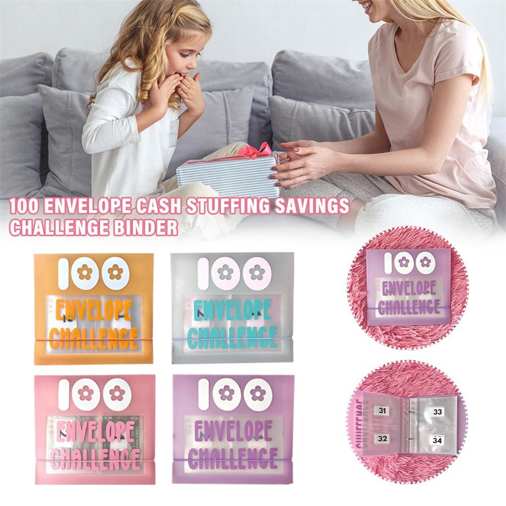 100 Day Savings Book Savings Challenge Combination Lock Loose-leaf ...