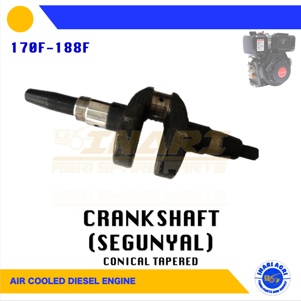 CRANKSHAFT SEGUNYAL CONICAL TAPER 170F 173F 178F 186F 188F 5HP-16HP AIR ...