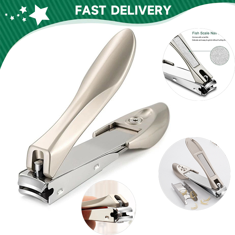 Japan Anti Splash Nail Clippers Bionics Design Stainless Steel Nail ...
