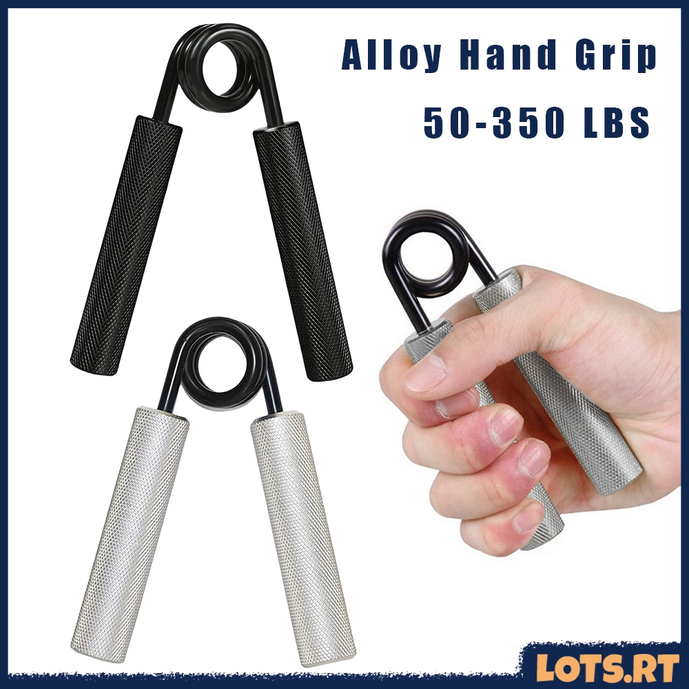 50-350lbs Alloy Hand Grip Exercise Forearm Muscle Strengthener Hand ...