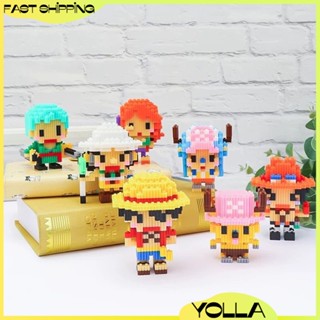 One Piece mini blocks Luffy Toys Cute Block Mini Character Building ...