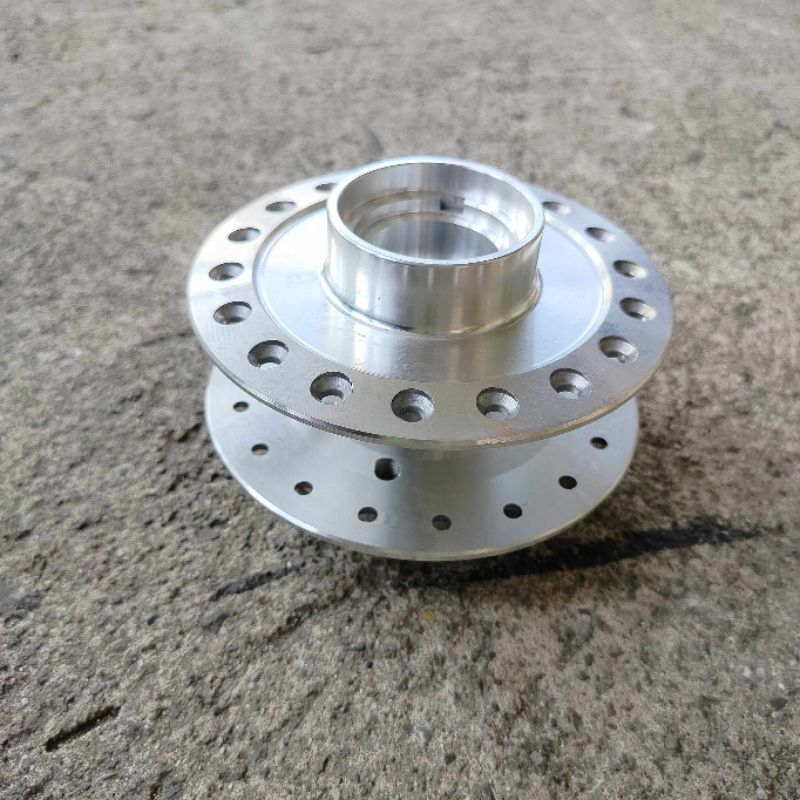 Stock Chrome Front Hub High Quality Alloy (Disc Brake Bowltype) Xrm110 ...