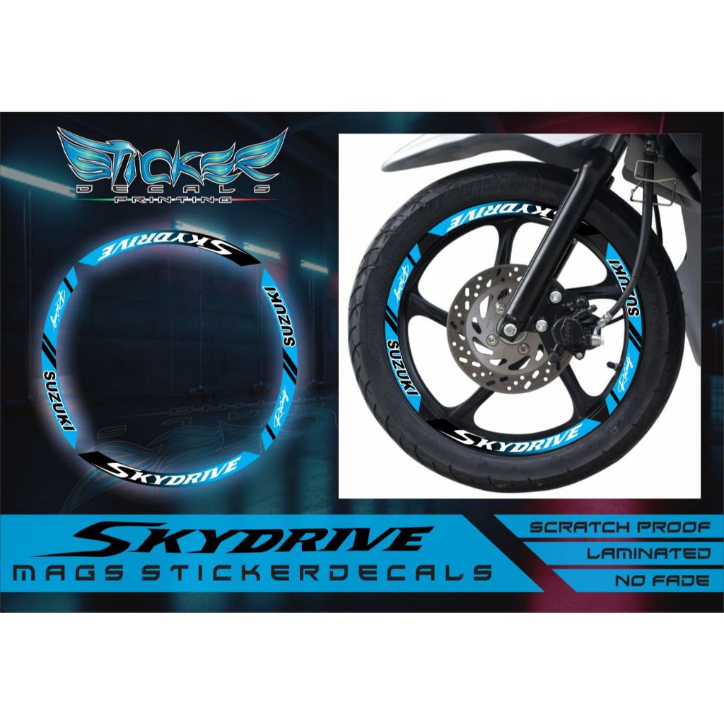 suzuki Skydrive MAGS Sticker | Shopee Philippines