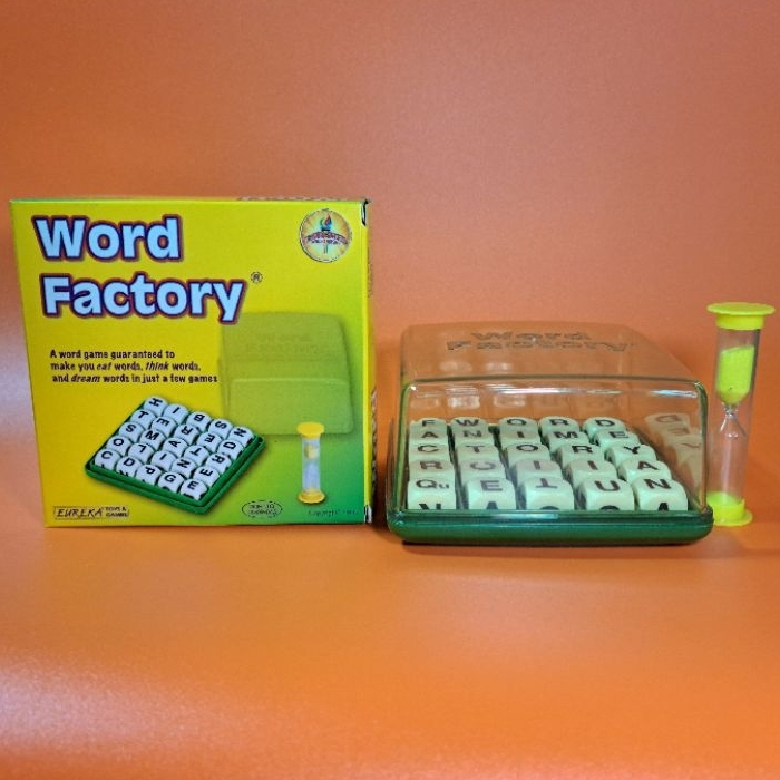 EUREKA WORD FACTORY - Authentic | Educational Classic BOGGLE Board Game ...