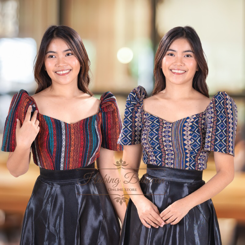 Filipiniana Inabel Ethnic Top | Shopee Philippines