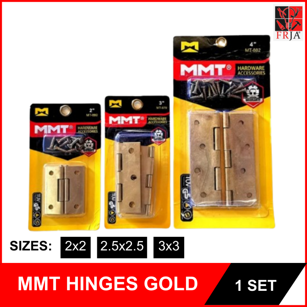 HINGES MMT GOLD 2, 3, 4 SIZES AVAILABLE WHOLESALE COD | Shopee Philippines