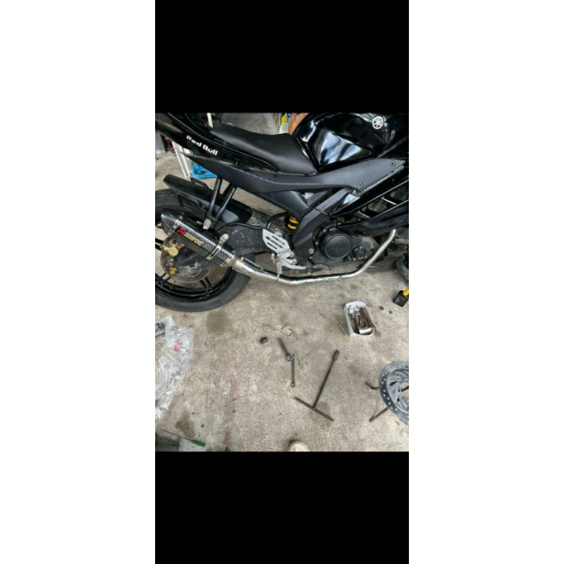 Yamaha R15 Set Pipe with Akrapovic Canister | Shopee Philippines
