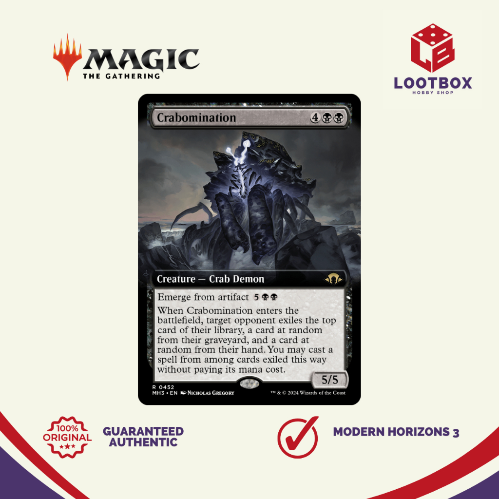 Magic the Gathering: Crabomination (Rare) - Modern Horizons 3 | Shopee ...