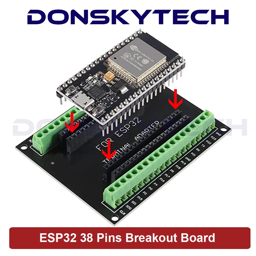 ESP32 Development Board Breakout Expansion Board 38 Pins ESP-32S ESP32 - BLACK | Shopee Philippines