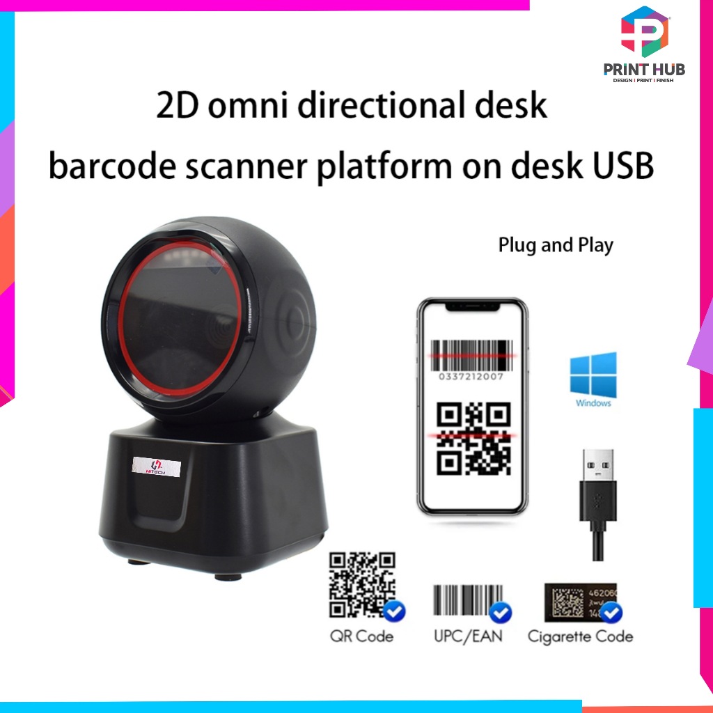 1D 2D Barcode Scanner Strong Decoding Capability Automatic Sensing ...