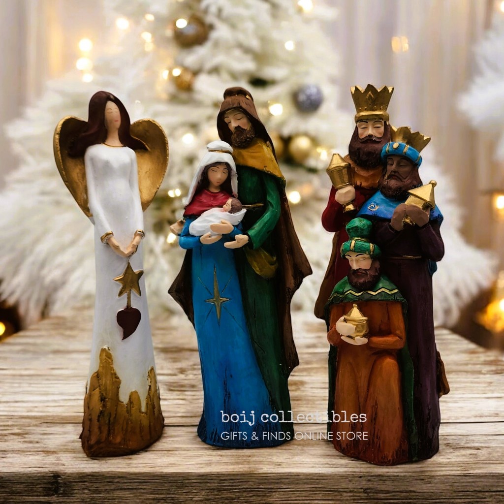 Napoli Art Nativity Set Handcrafted Resin Religious Figurines Height ...