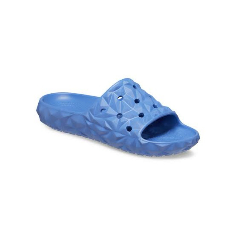 Crocs Classic V2 Geometric Slide in Elemental Blue | Shopee Philippines