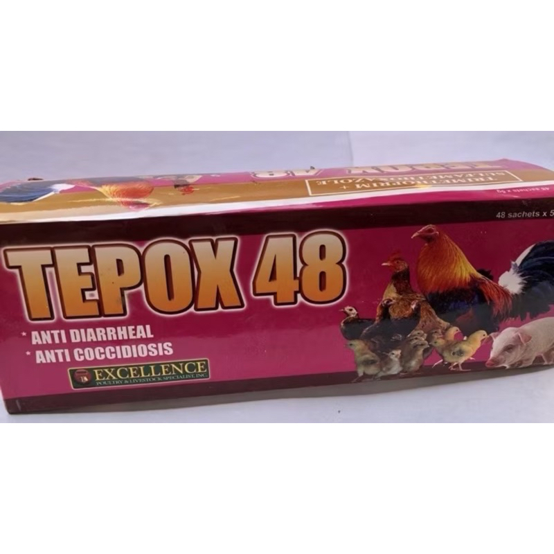 Tepox 48 – 1sachet Anti Diarrheal + Prevention of Coccidiosis 5g ...