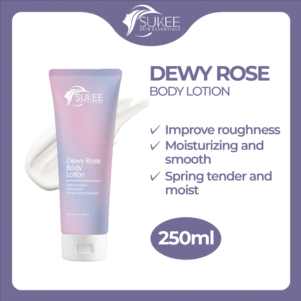 (Sukee) Dewy Rose Body Lotion Moisturizing and Smooth 250ml [ FDA ...