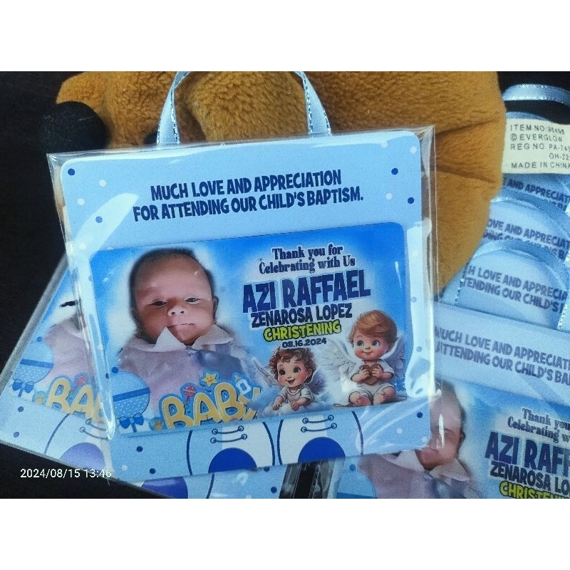 Ref magnet atm size for Birthdays, Christening, Wedding, School event ...