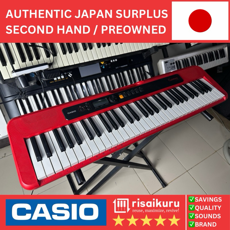 Casio CT-S200 Res Portable 61 Keys Keyboard Piano Organ Touch Response ...