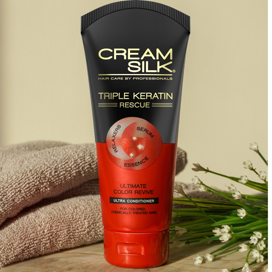 Creamsilk Triple Keratin Rescue Ultimate Color Revive Conditioner ...