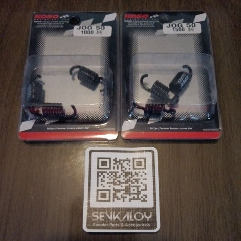 Koso Yamaha Jog 50 90 Racing Clutch Spring 1000 1500 2000 RPM 1k 1.5k ...