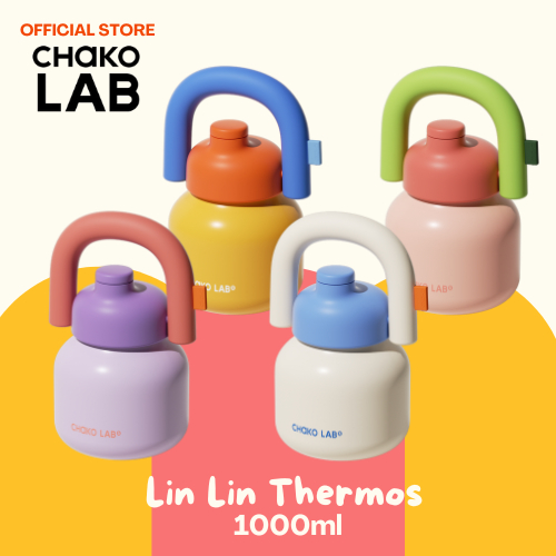Chako Lab Lin Lin 1000ml Stainless Thermal Water Jug Beverage Flask ...