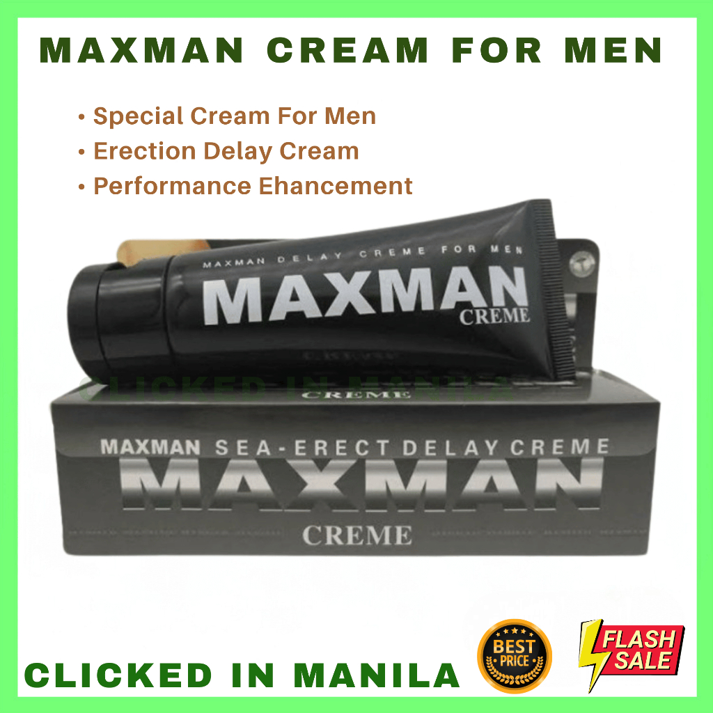 Maxman Delay Cream for Longer Lasting Erection, Cream na Pampalaki ng Ar* Discreet Packaging ...