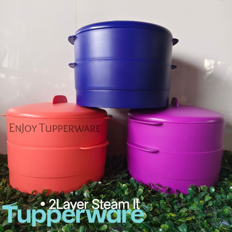 Tupperware 2-LAYERS Steam It (steamer) | Shopee Philippines
