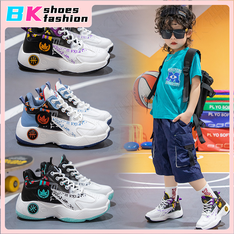 BK Basketball shoes for kids original with spike high cut for boy shoes ...