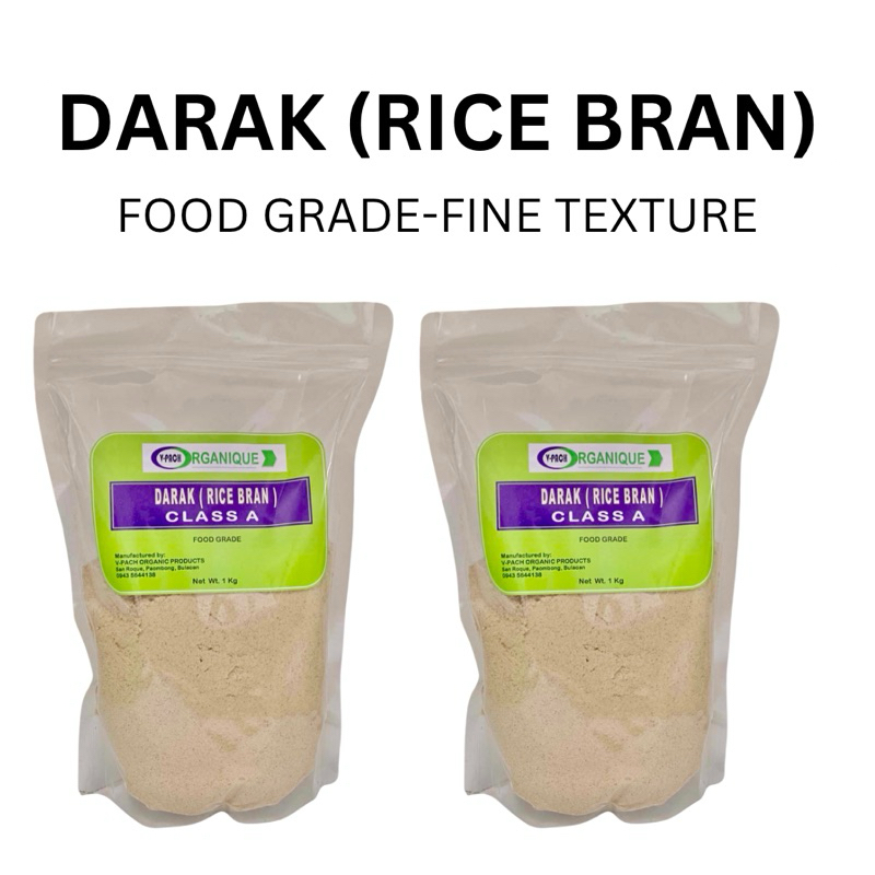 DARAK (RICE BRAN) CLASS-A| FOOD GRADE|FINE-TEXTURE 1Kg | Shopee Philippines