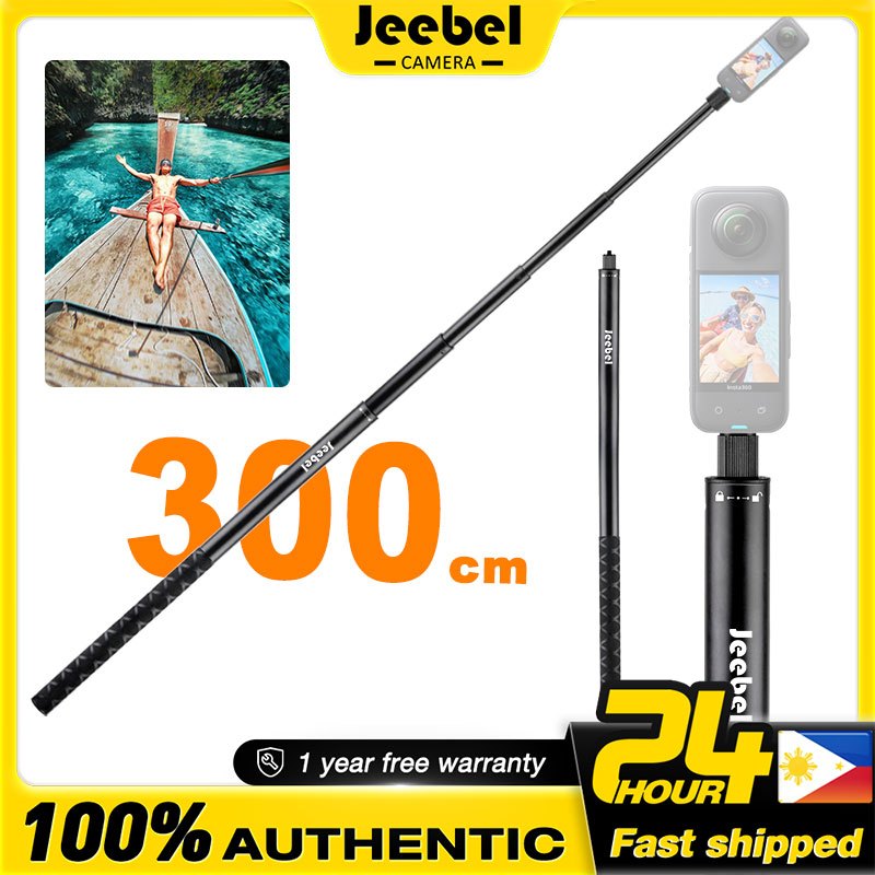 3M Invisible Selfie Stick For Insta360 X5/X4/X3 GoPro DJI Camera Metal ...