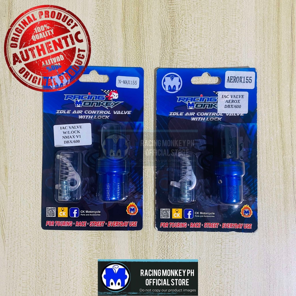 V2 IAC Valve Titanium With Lock (Aerox 155/Nmax 155 V1 V2) HUN Racing ...